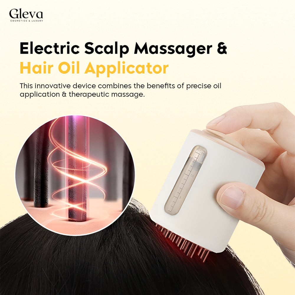 Electric Scalp Massager and Hair Oil Applicator